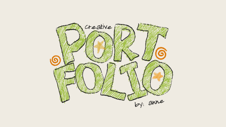Green and Orange Playful Portfolio Presentation | PDF