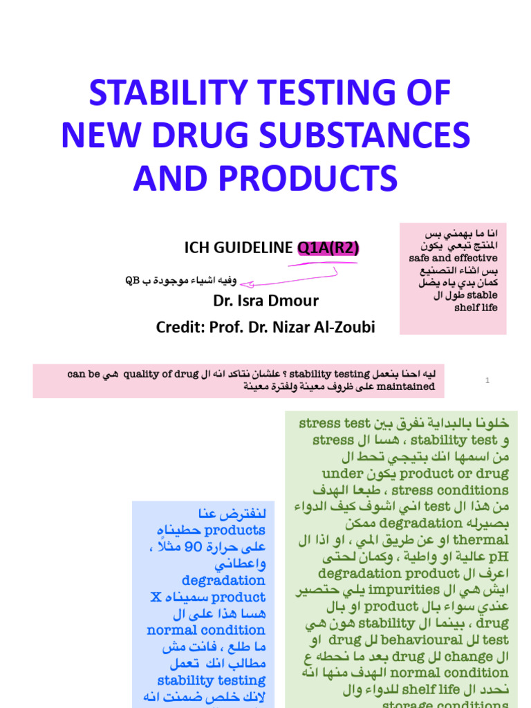5 Stability Testing of New Drug Substances and Products Updated | PDF