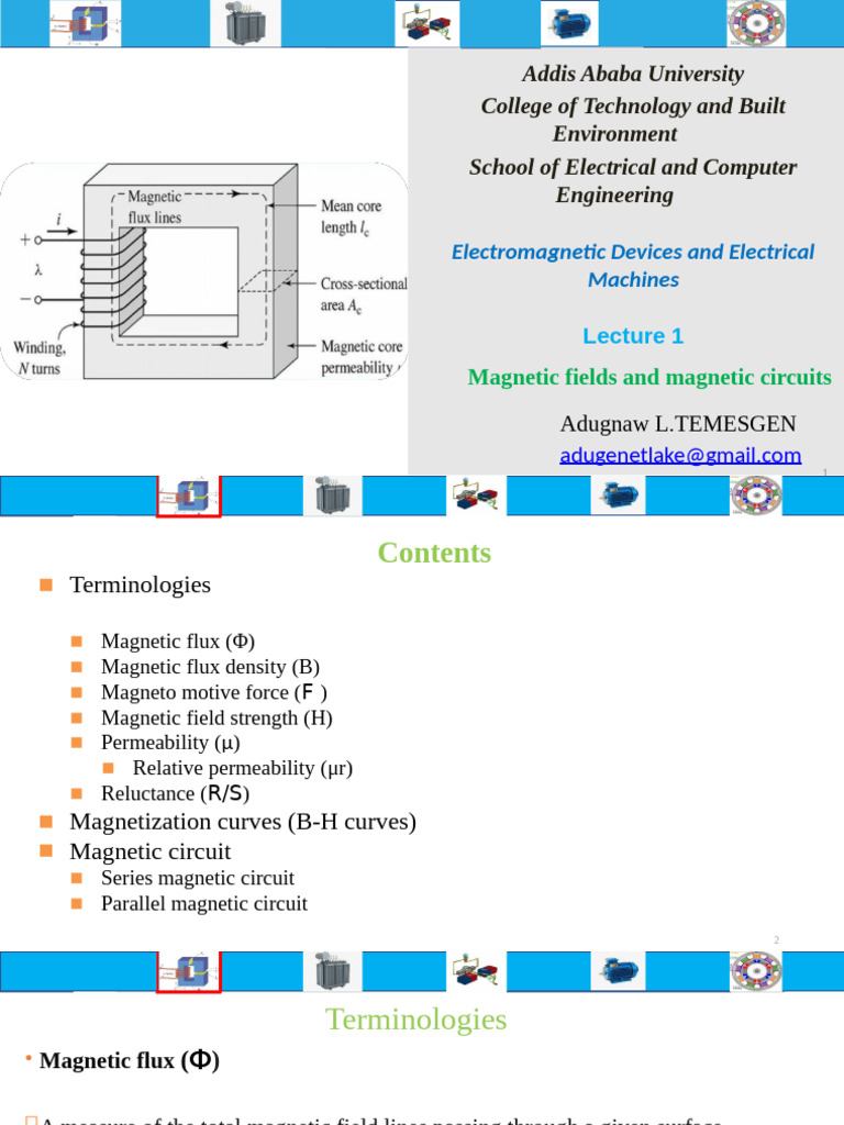 Lecture-01 - Introduction | PDF | Magnetic Field | Magnetization