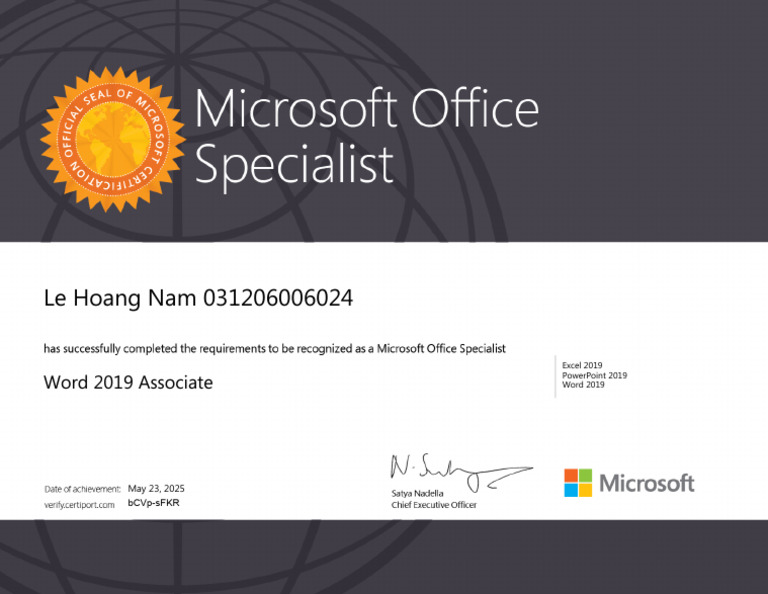 Word 2019 Associate | PDF