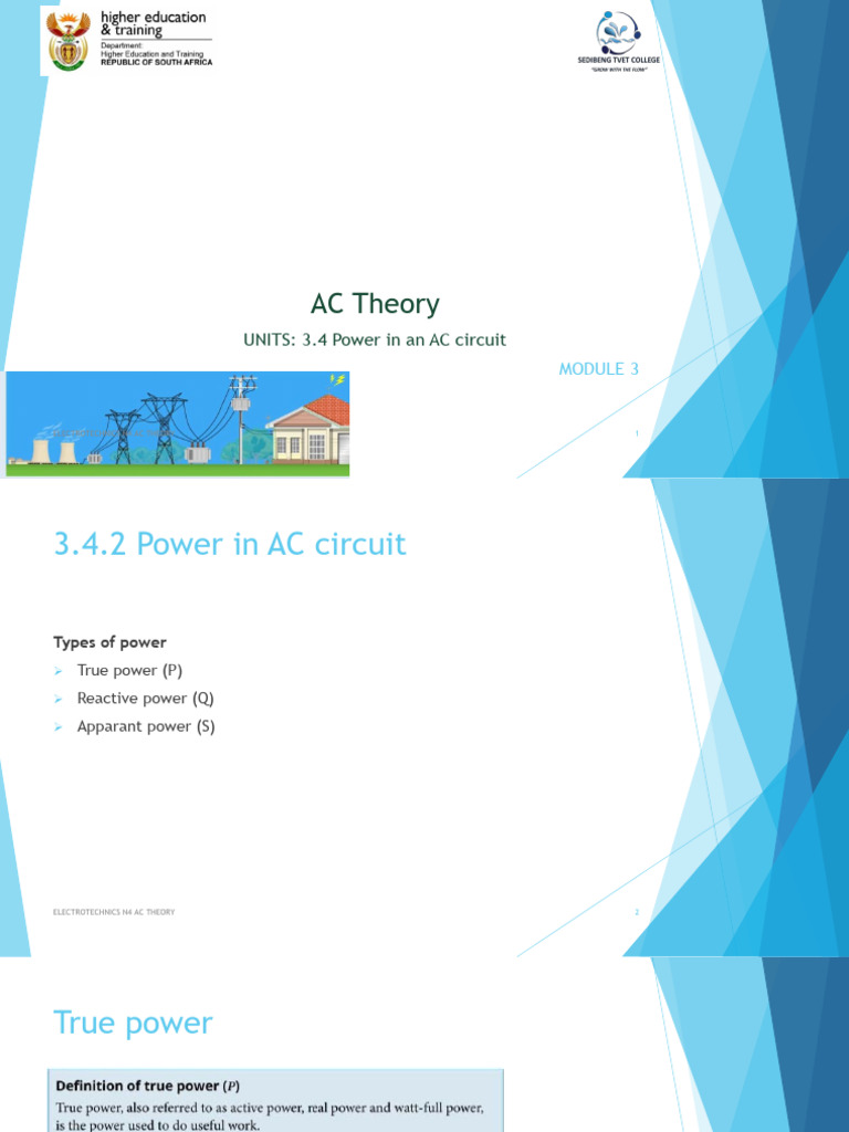 AC Power Types and Factors Explained | PDF