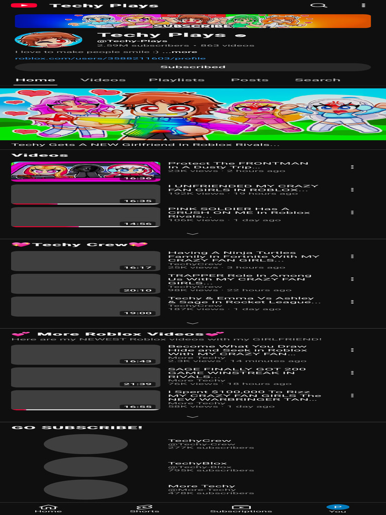 Techy Plays - YouTube | PDF