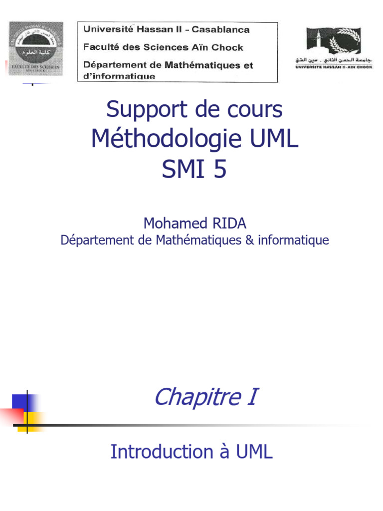 Introduction à la méthodologie UML | PDF | Développement de logiciel ...