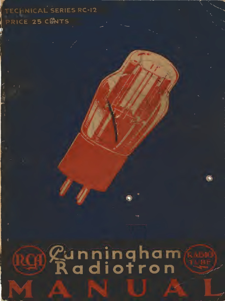 RCA RC-12 1934_text | PDF | Oxide | Chemical Elements