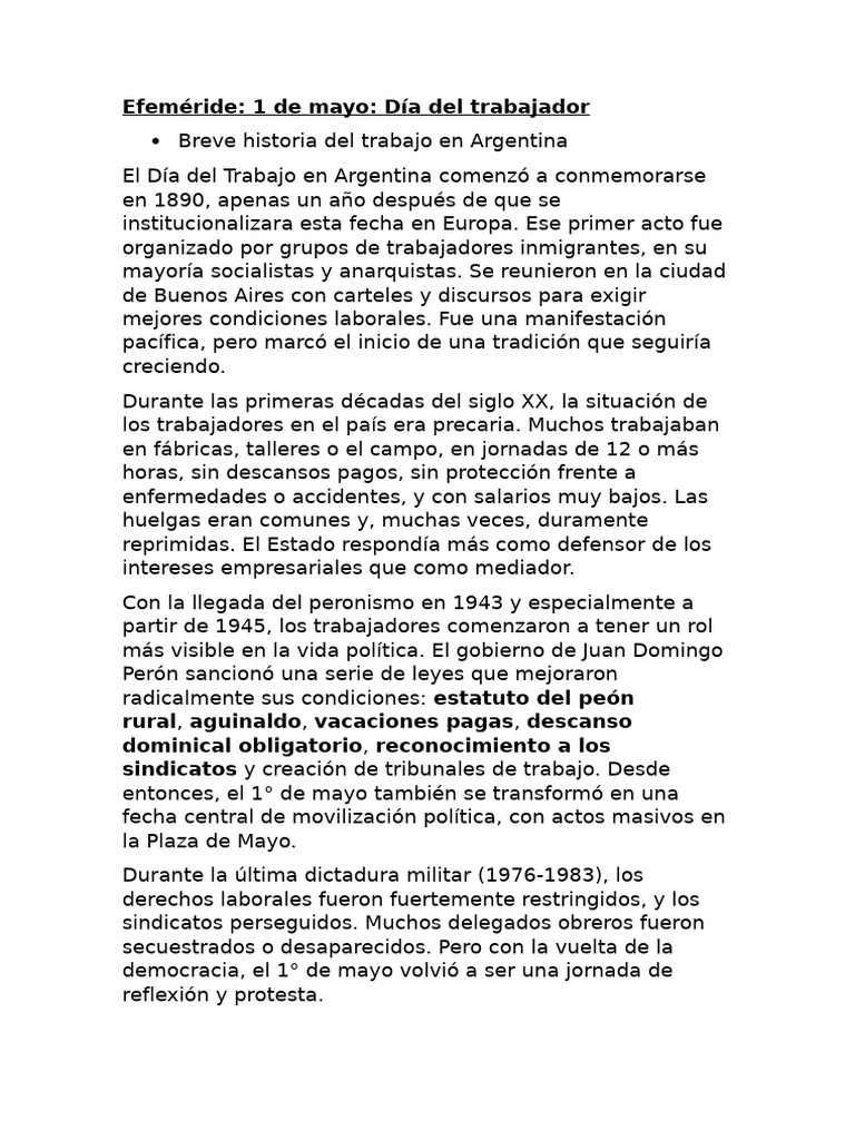 Efeméride Escarapela | PDF