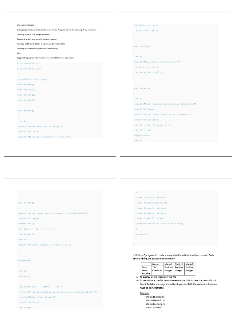 DSC Mini - Rock Mode | PDF | Notation | Computer Science