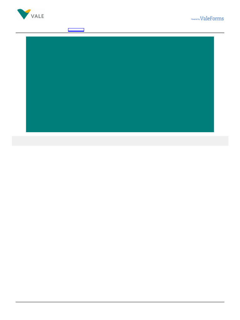 ValeForms Form Self Screening (46) | PDF | Veículos | Transporte