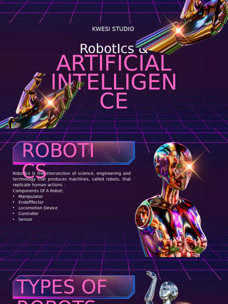 Purple and Pink Modern Artificial Intelligence Presentation | PDF