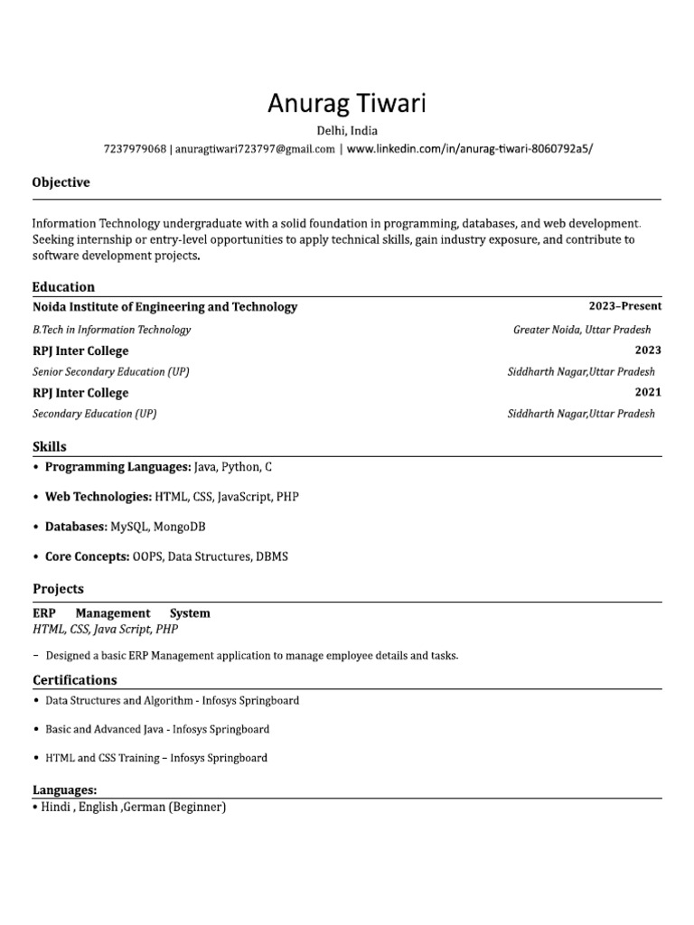 My Resume | PDF