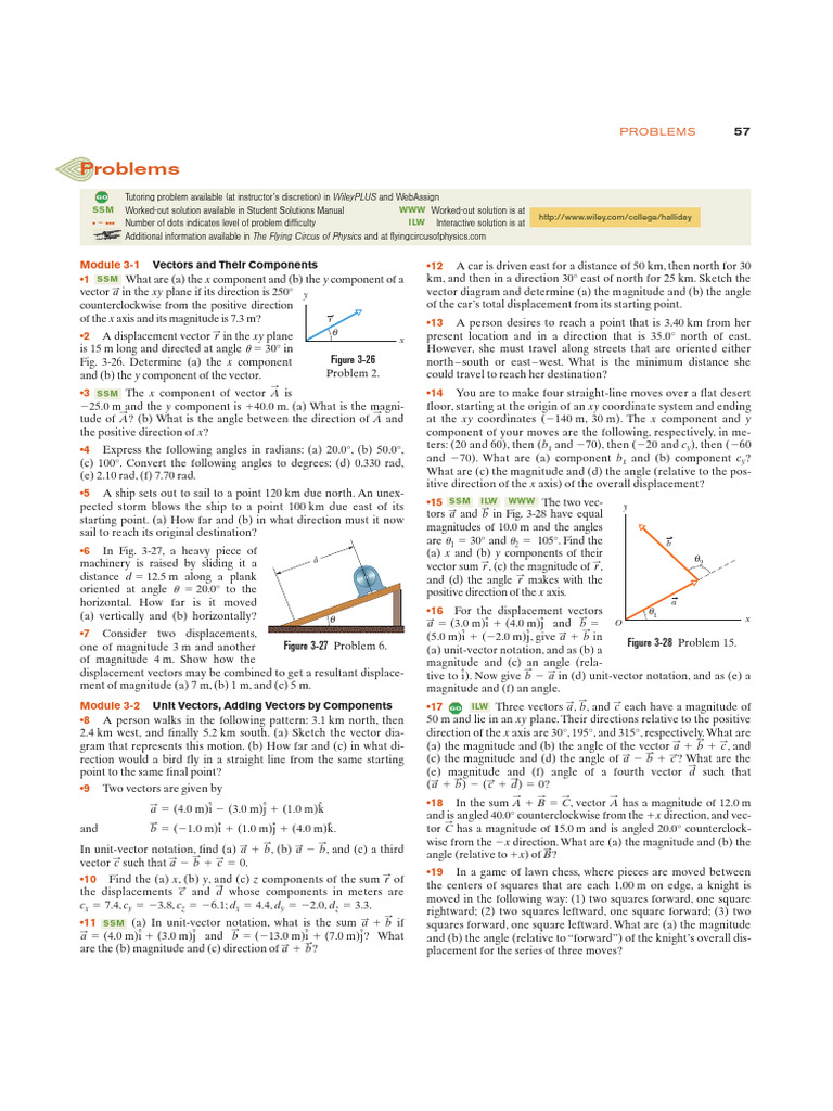 Vector Addition and Displacement Calculations | PDF | Fault (Geology ...