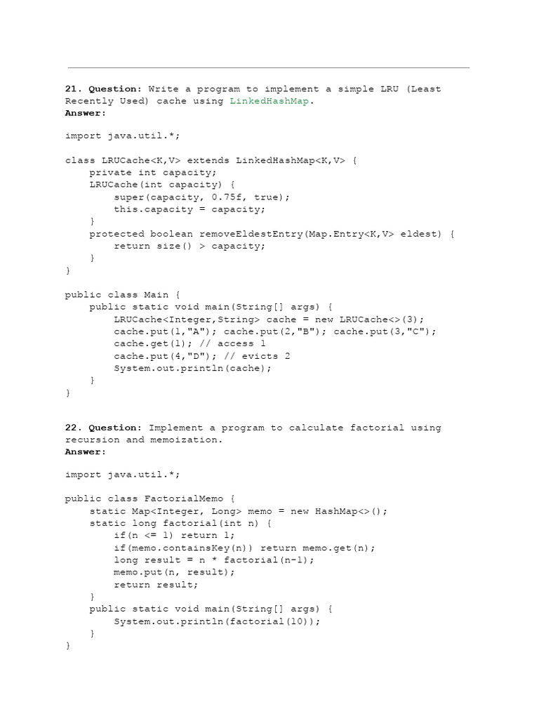 Set 2_Advanced Java Exercises | PDF | Computer Data | Algorithms