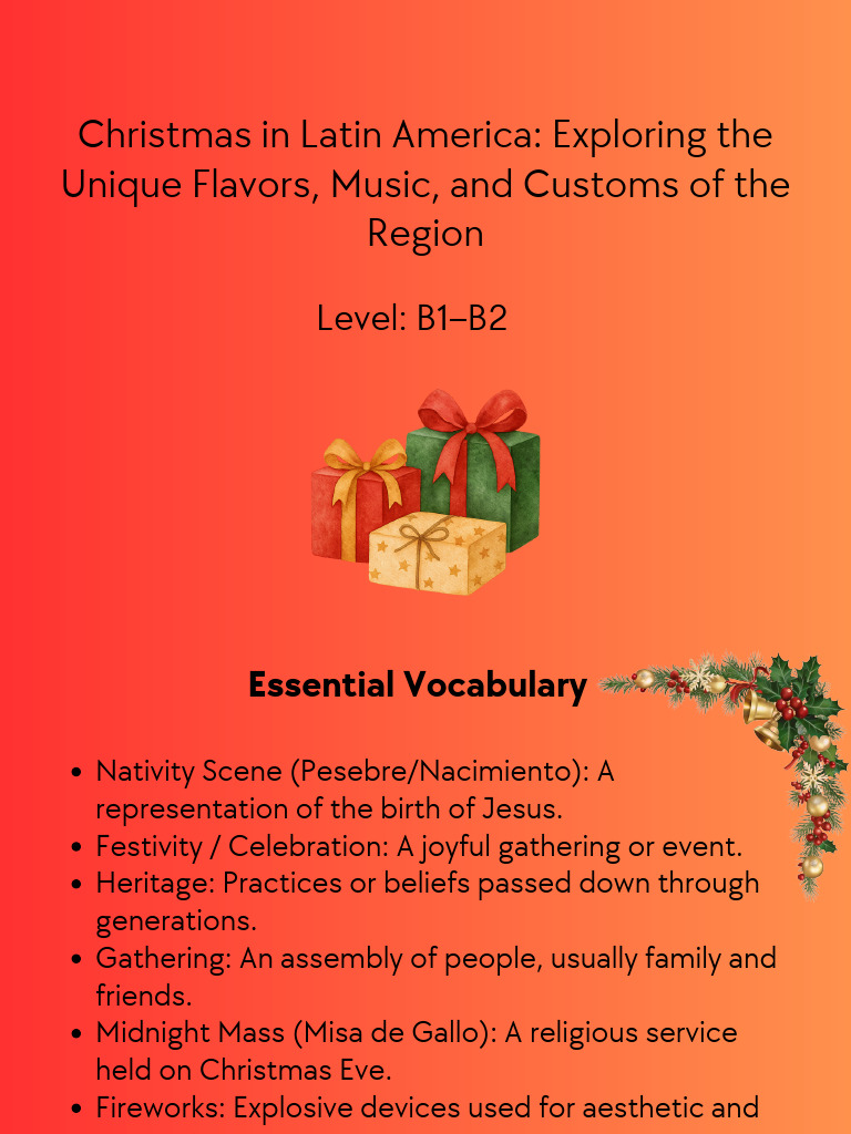 Christmas Traditions in Latin America | PDF