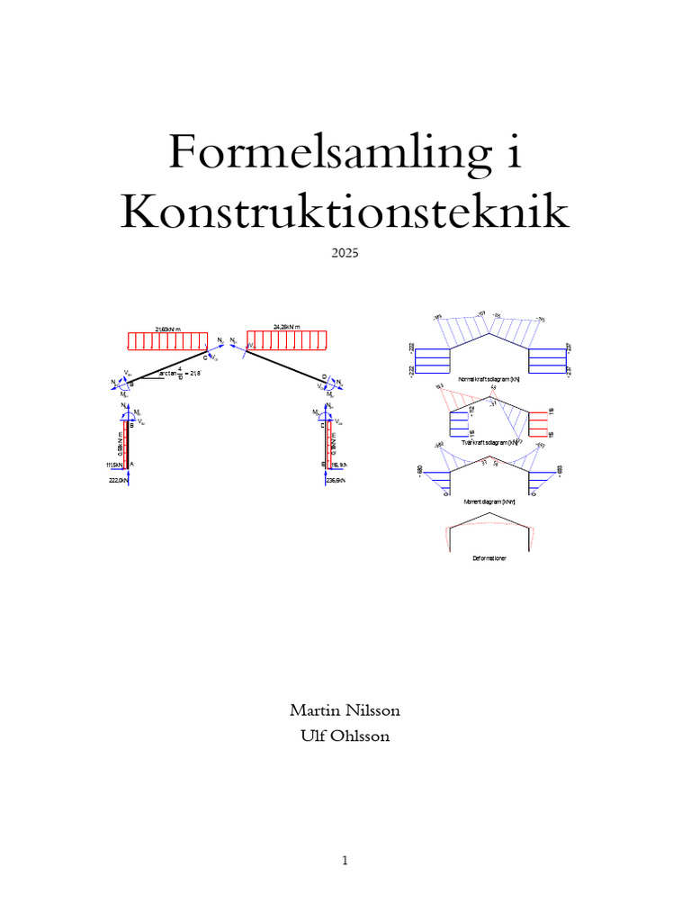 E. Formelsamling 2025 | PDF