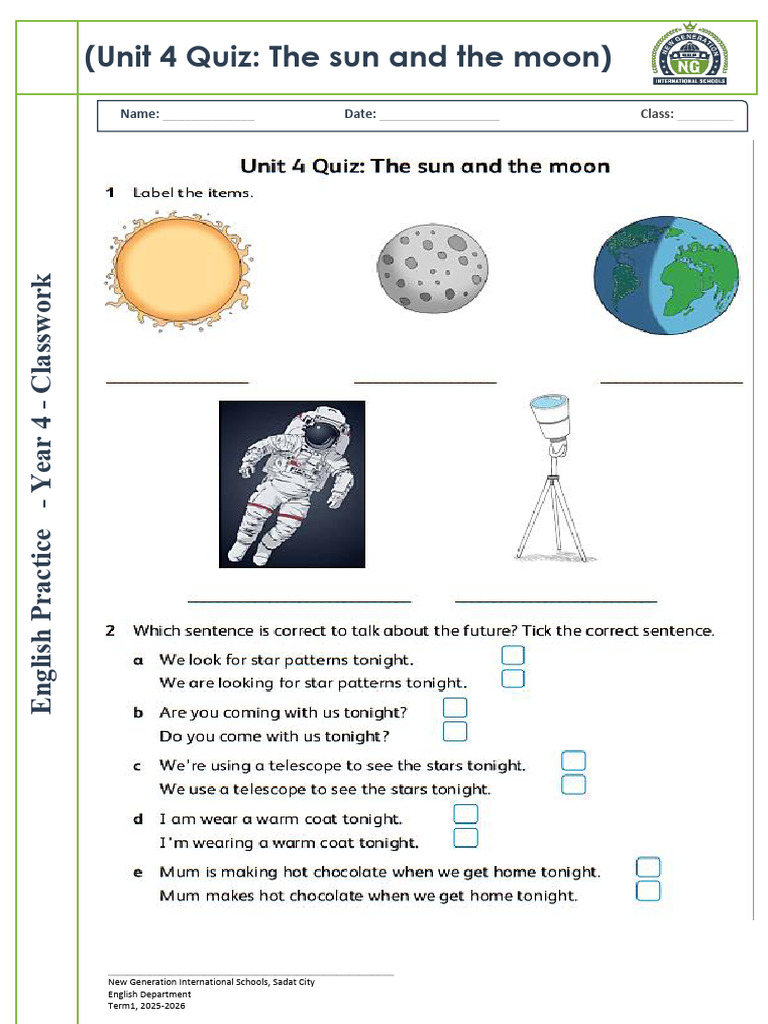Unit 4 Quiz - CW | PDF