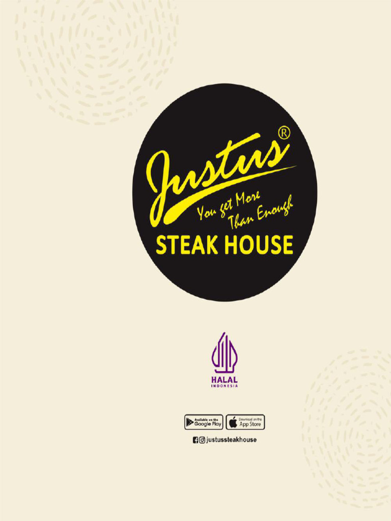 Menu Prime Justus Steakhouse JKT 25-08-2025 | PDF