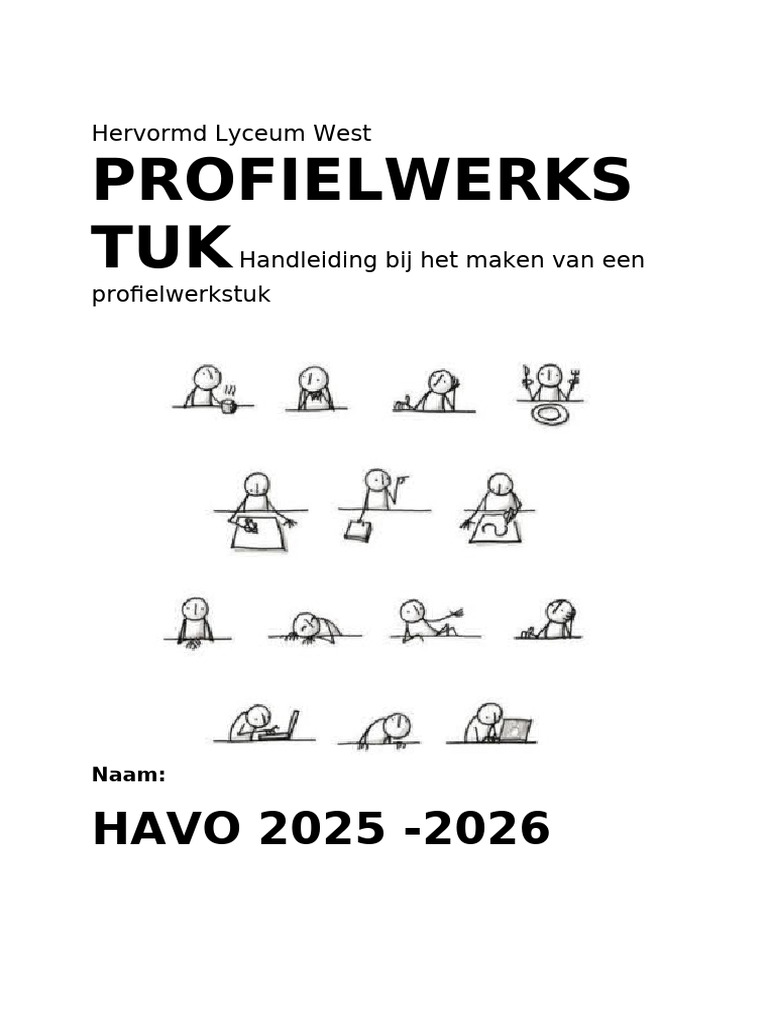 25-26 PWS 5 Havo Handleiding | PDF