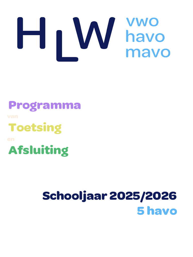 PTA 5 Havo | PDF
