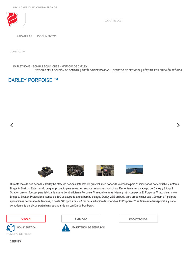 Bombas Darley _ Darley Porpoise ™ | PDF