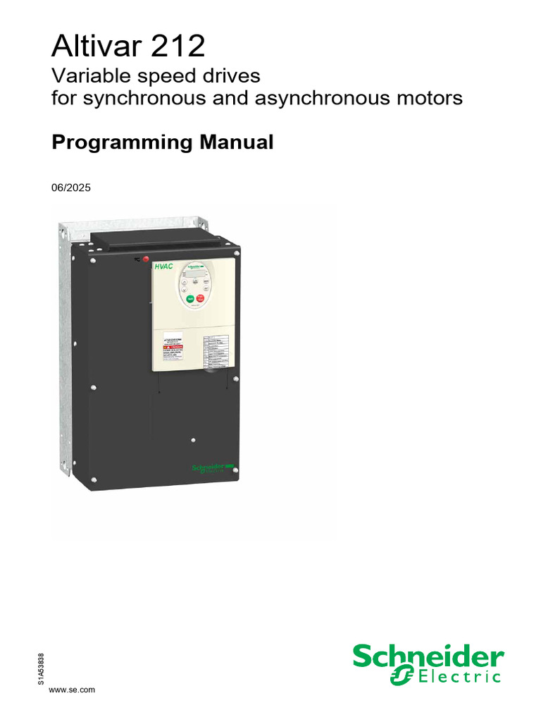 ATV212_programming_manual_EN_S1A53838_04 | PDF | Direct Current | Capacitor
