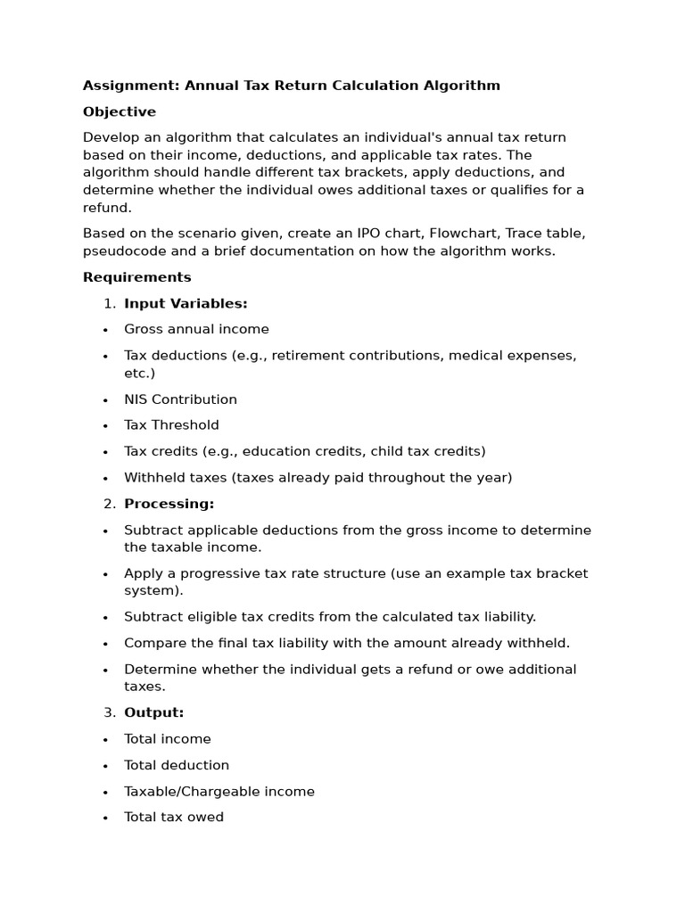 Assignment One- Computer Programming | PDF