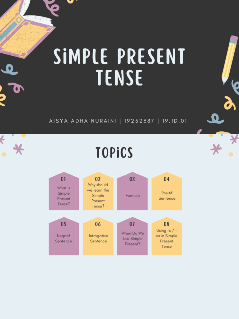 Understanding Simple Present Tense | PDF | Subject (Grammar) | Verb