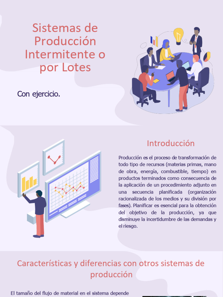 Sistemas de Producción Intermitente o Por Lotes | PDF | Lean ...