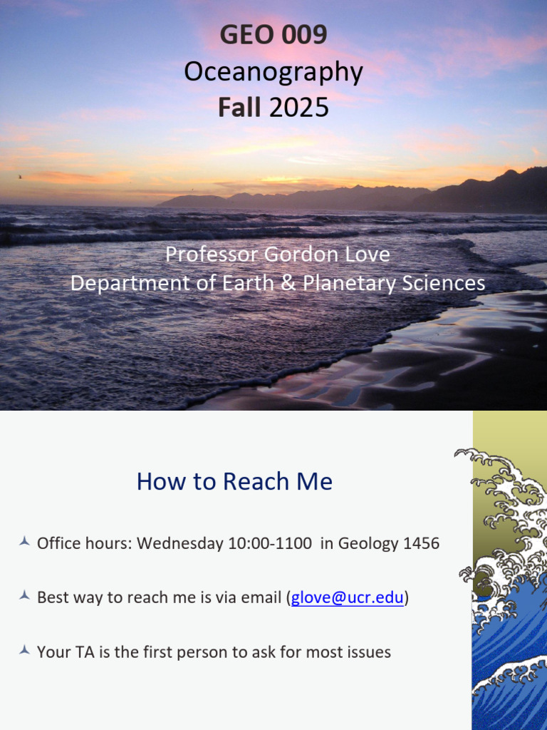 Lecture 1 Why The Oceans Matter | PDF | Longitude | Oceans