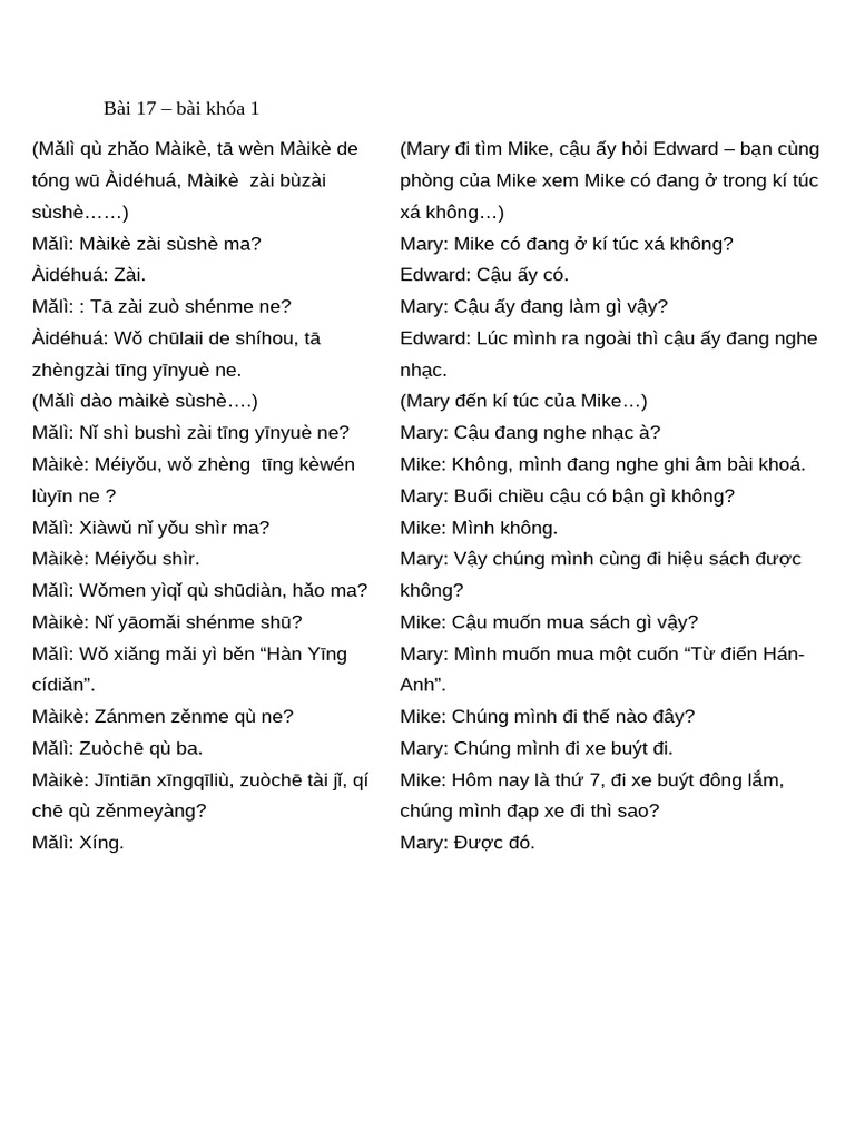 Kiểm tra nói A2 | PDF