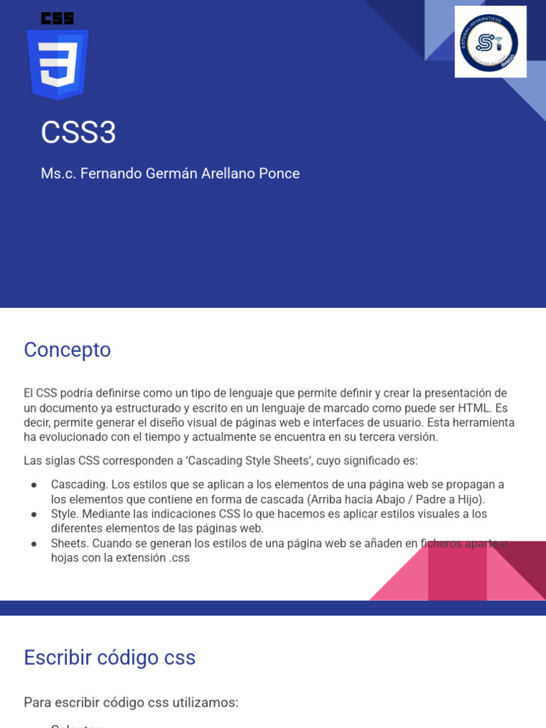 HOJAS DE ESTILO CSS | PDF | HTML | Informática
