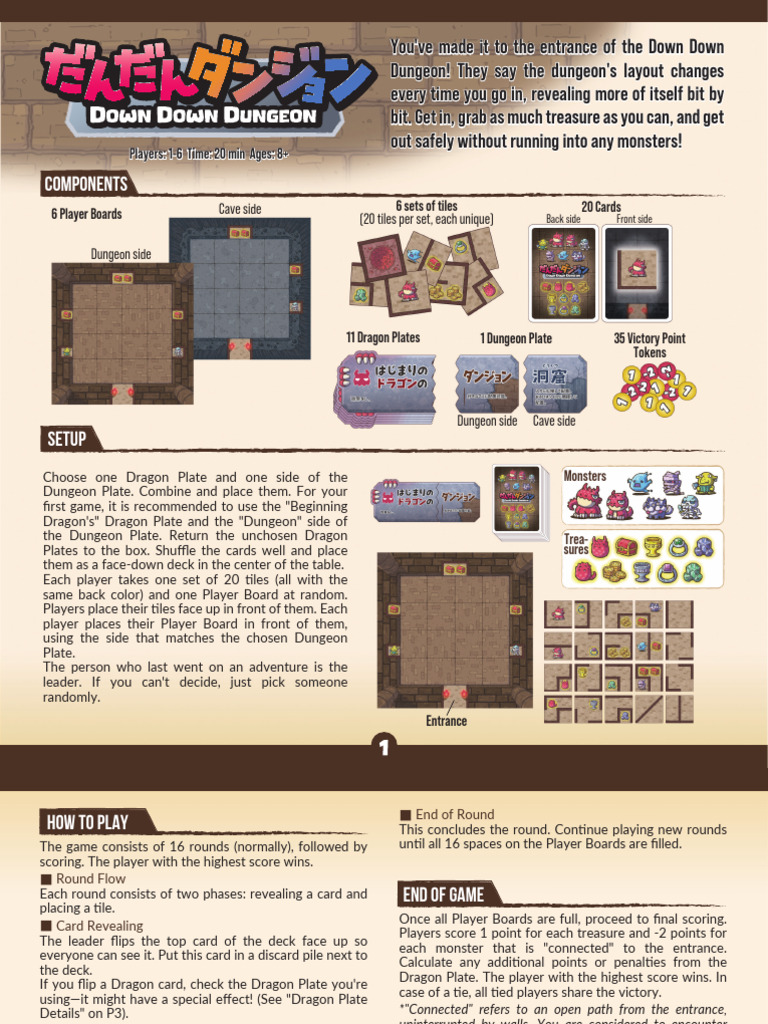 Down Down Rule e | PDF | Gaming | Tabletop Games