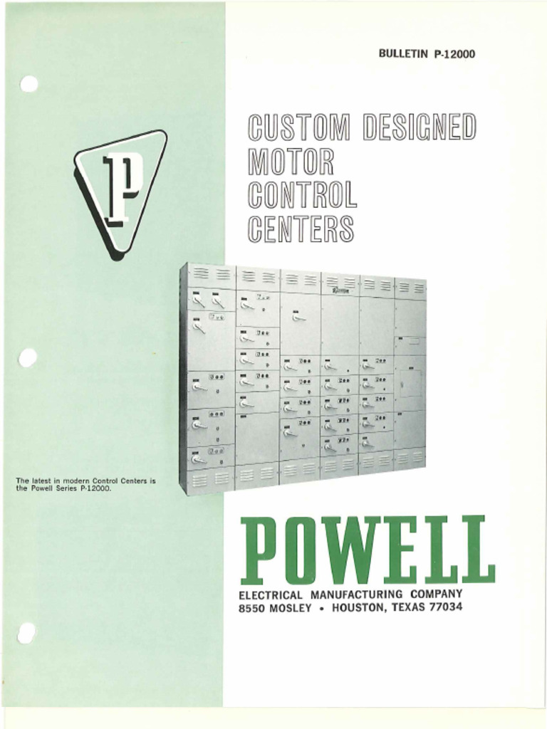 Powell IB-12000 Custom Mcc - Brochure | PDF