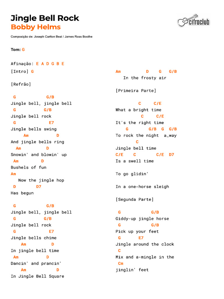 9 - Cifra Jingle Bell Rock | PDF