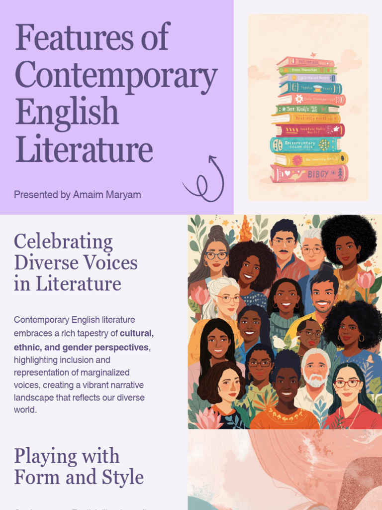 Features of Contemporary English Literature | PDF | Storytelling ...