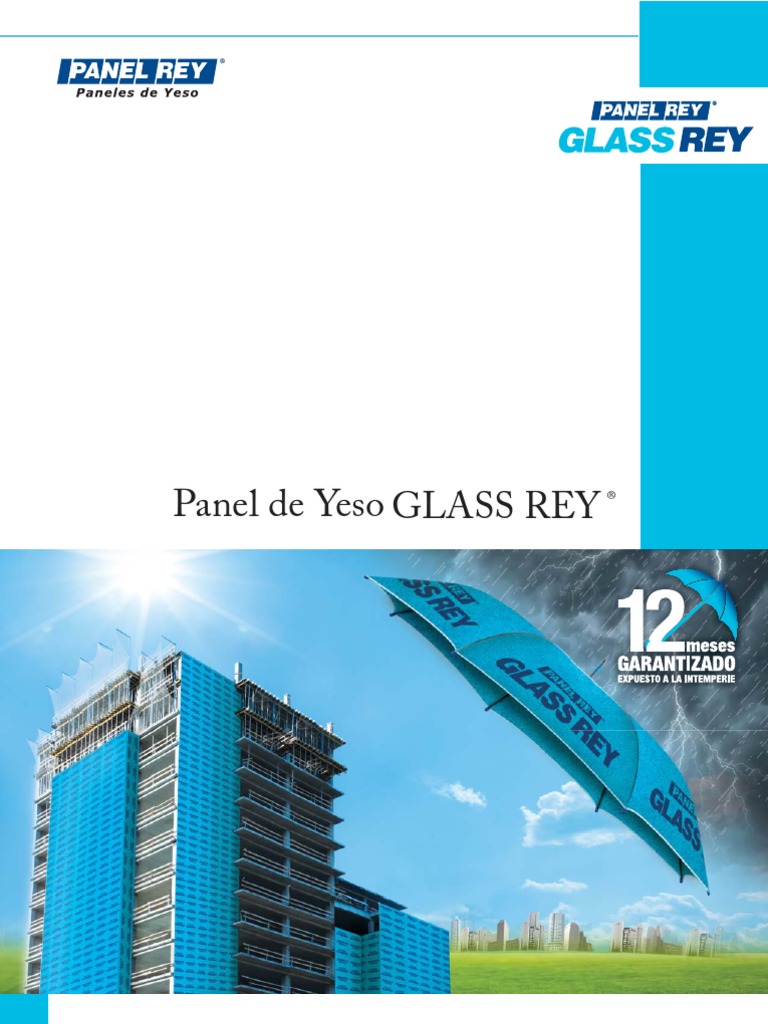 Folleto Panel Rey Glass Rey Tornillo Revestimiento