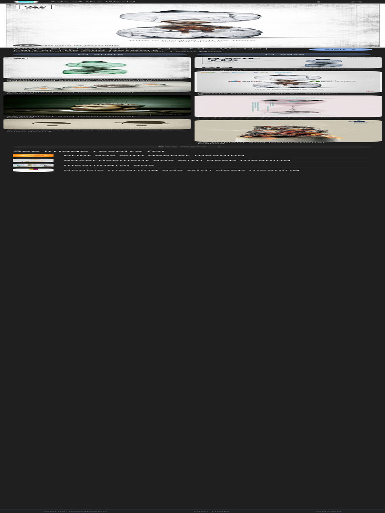 Advertisements With Deep Meaning - Google Search | PDF | Advertising ...