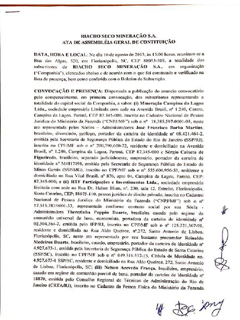 Annex 21 - Certificate of Formation - Riacho Seco-1725458842672 | PDF