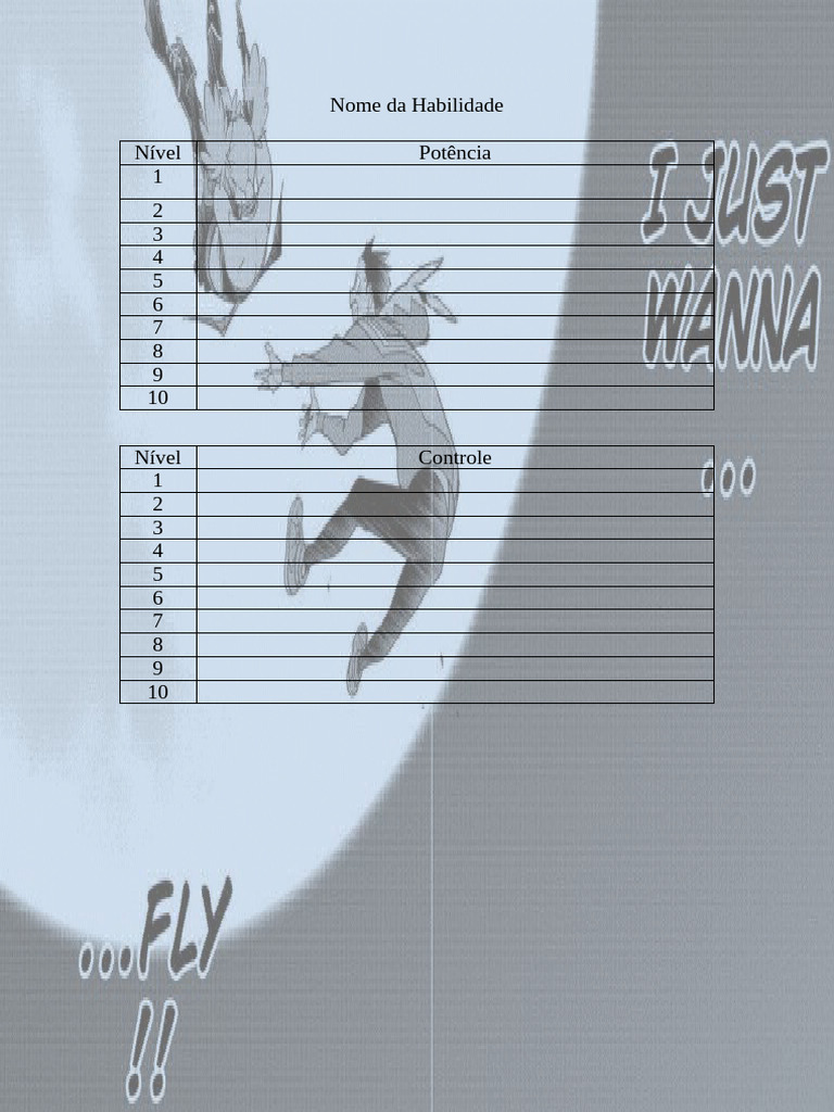 0. Academia de Heróis - Modelo de Criação de Quirk | PDF