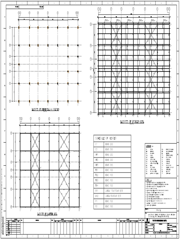 Ca00309-Dblgr-c01-c08-002 - Layout and Details of Pedestal Column Tie ...