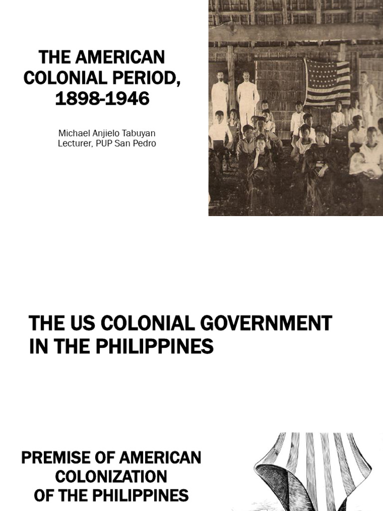 Lesson 8 - The American Colonial Period, 1898-1946 | PDF | Philippines ...