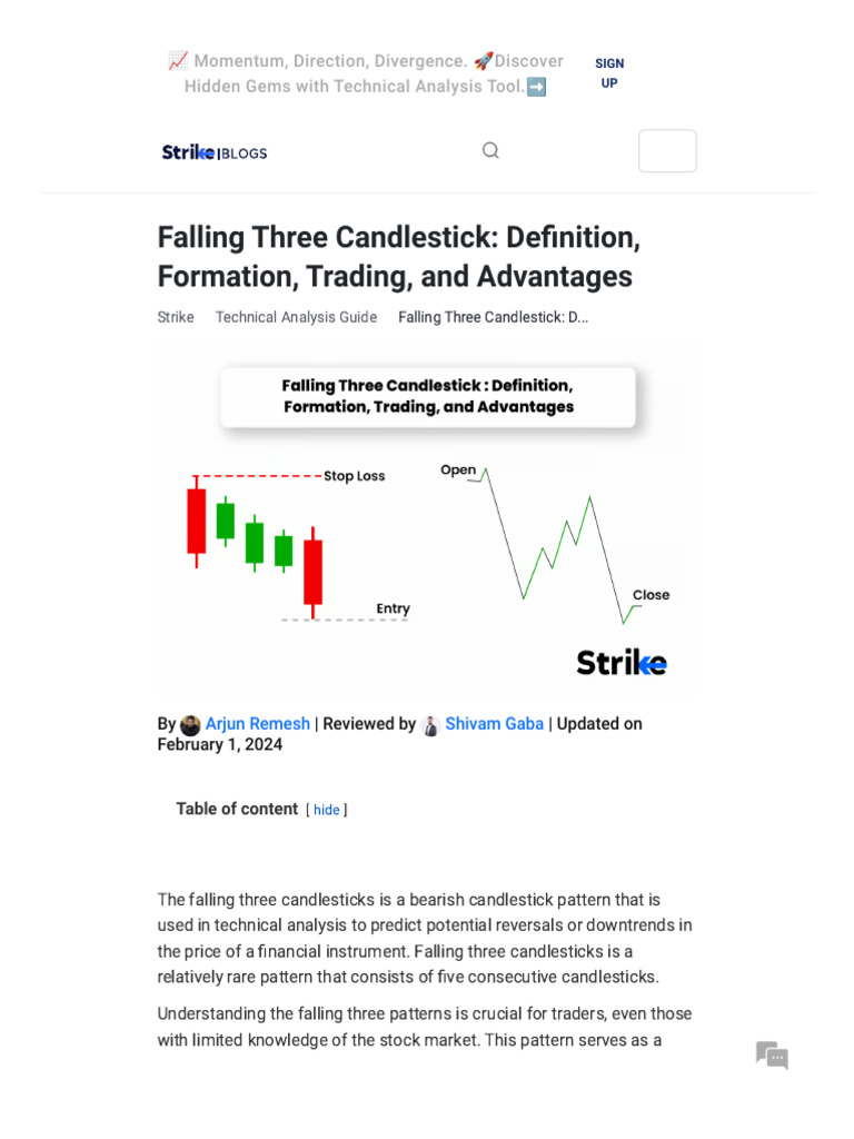 Falling Three Candlestick - Definition, Formation, Trading, and ...