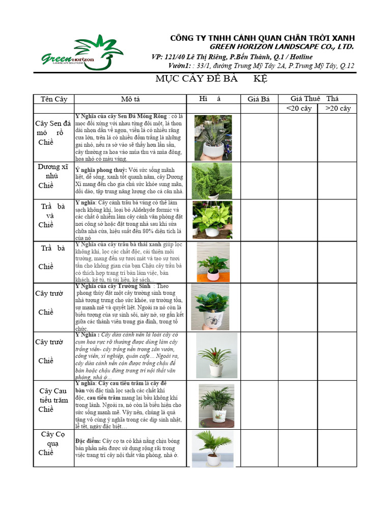 Green Horizon - Plant Tree | PDF