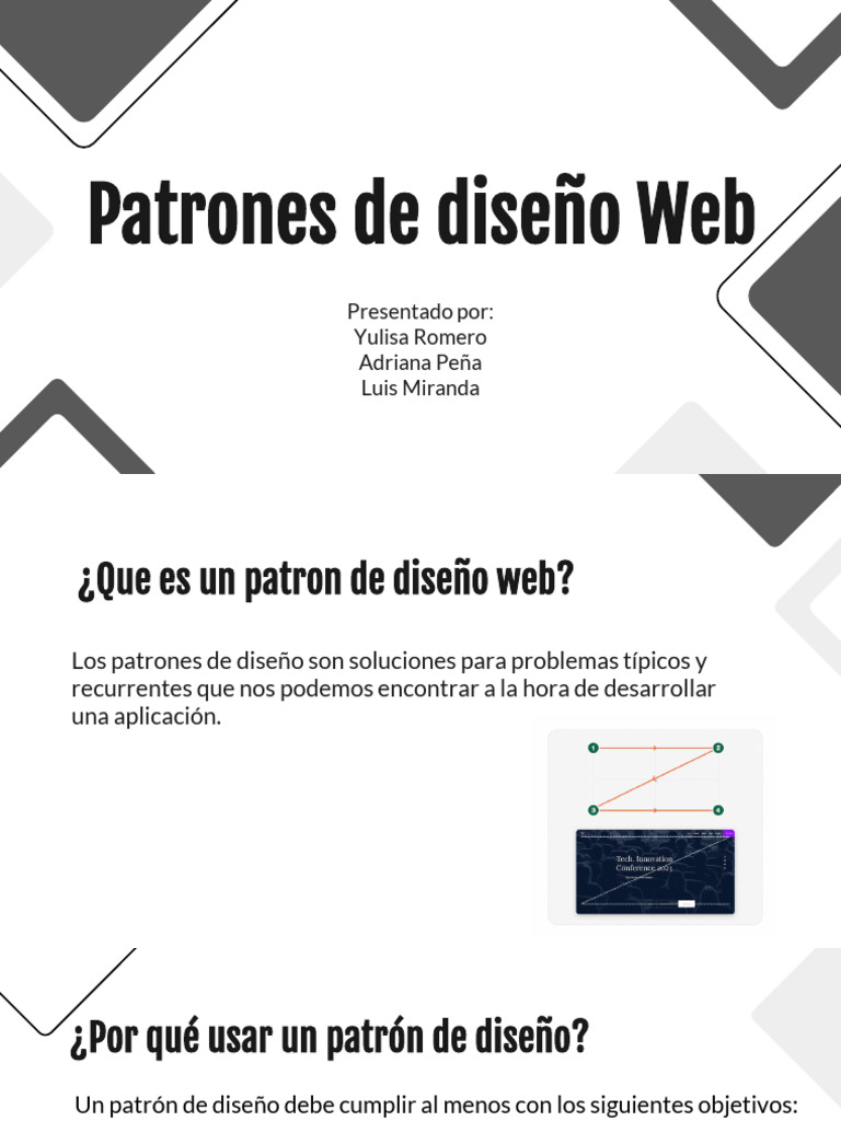 Patrones de Diseño Web Esenciales | PDF