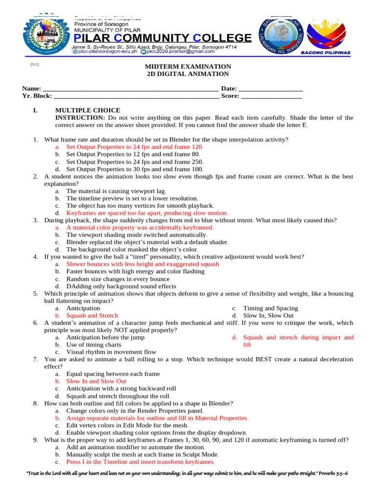 (E) 2D Digital Animation Midterm | PDF