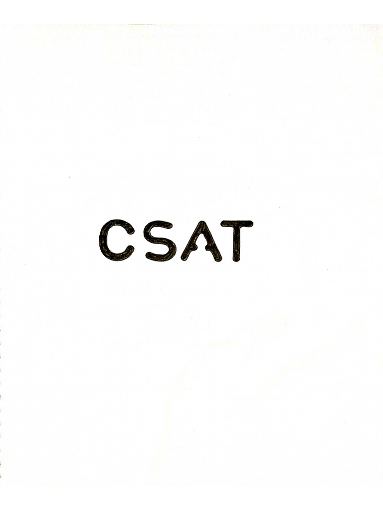 Csat Maths | PDF