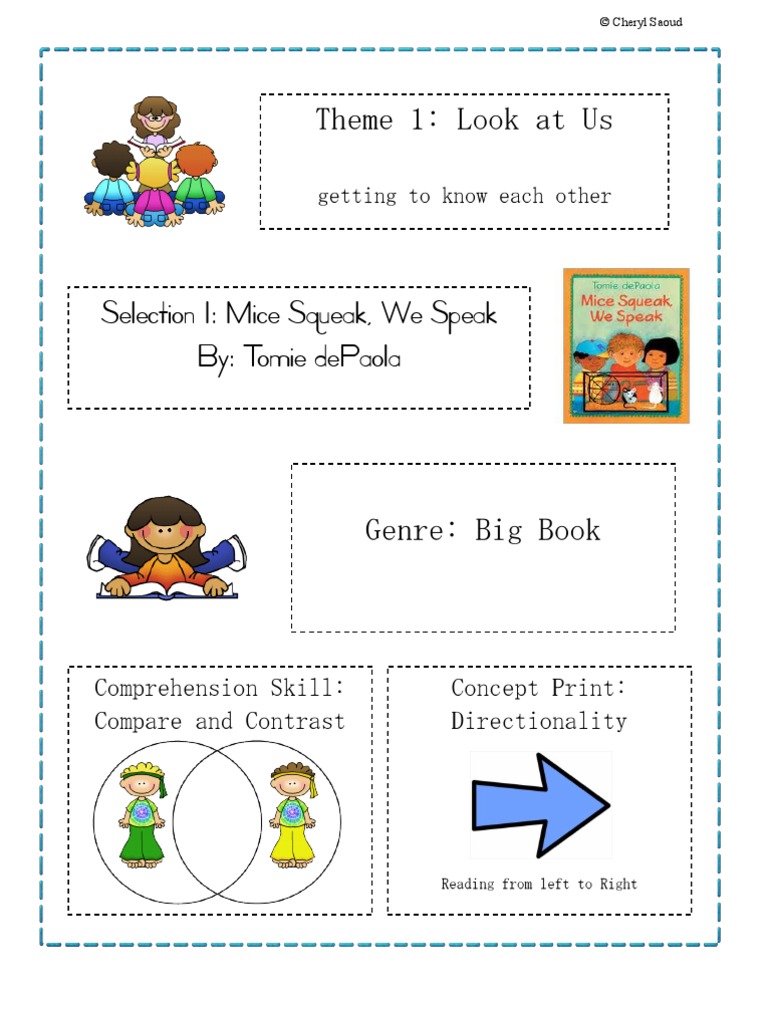 Theme 1 Mice Squeak, We Speak | PDF