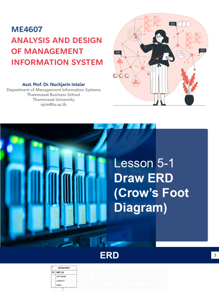 ME4607-Lesson 5 Convert ERD To Relational Schema - 1 | PDF ...