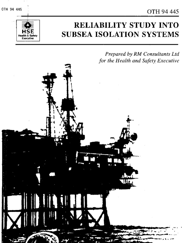 HSE Reliability Into Subsea Isolation System | PDF