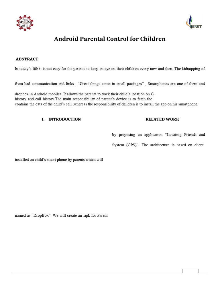 Android Parental Control App Overview | PDF | Android (Operating System ...