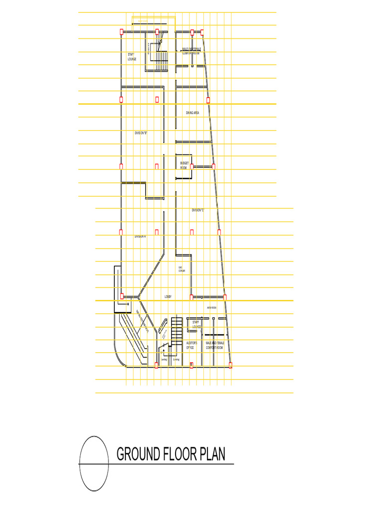 Ground Floor Plan: Staff Lounge Male and Female Comfort Room | PDF