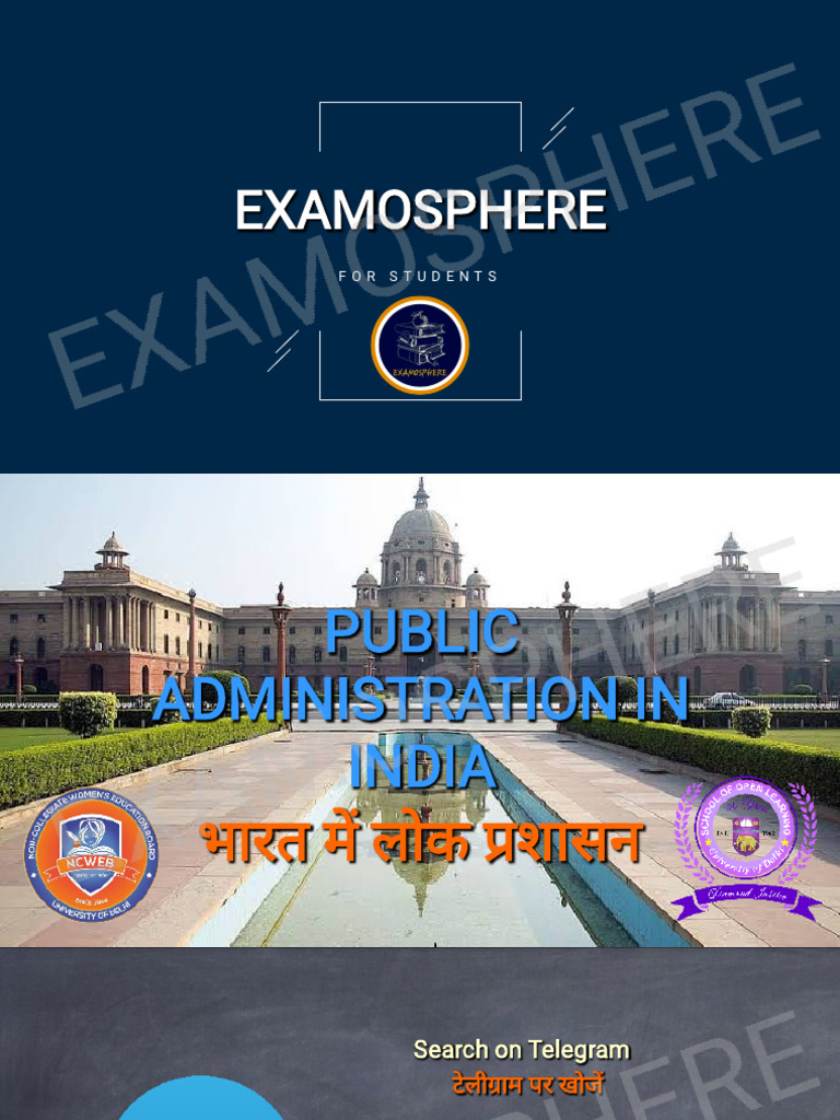 Public Administration in India Unit 1 Structure of Civil Services | PDF